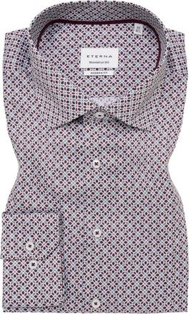 Eterna Hemd aus bügelfreier Baumwolle mit Muster, Modern Fit in