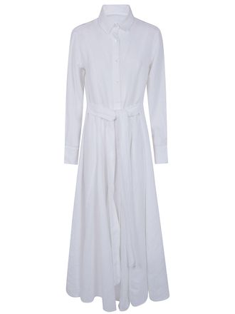 Ralph Lauren Woven Wrap Midi Dress