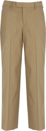 Pantaloni Torino Femme, Pantalons, Brun, Taille: 38 FR Cropped Pantalons