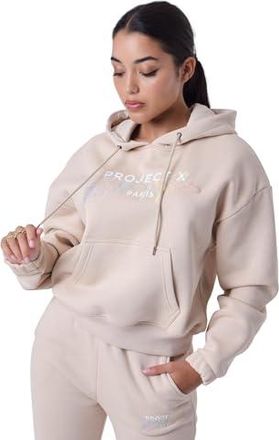 Project X Paris Sweat à Capuche brodé Beige XS