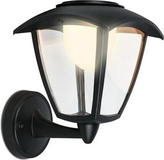 Briloner LED Wandleuchte ohne Stromanschluss Touch, dimmbar in Stufen, Akku tauschbar, Wandlampe Akku, Aussen, Wandbeleuchtung außen, Außenleuchte, 23x19,5x16,
