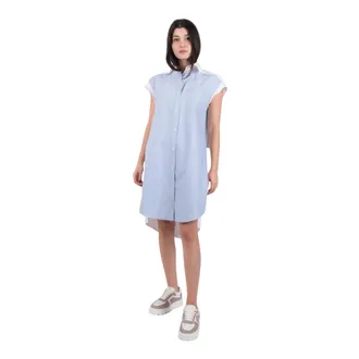 J.W.Anderson Doppellagiges Mini-Kleid - - Dresses - Damen - Blau - 3XS