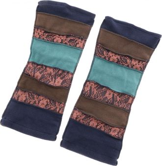 Guru Shop Goa, Psytrance Beinstulpen, Stulpen, Knöchelwärmer - Petol, Herren/Damen, Synthetisch