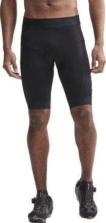 Craft CORE Essence Shorts M Herren Fahrradhose kurz - Schwarz - XXL - Gepolsterte Bike-Shorts mit Kompression und Infinity C3 Pad