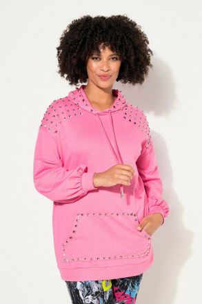 Angel Of Style Sweatshirt Hoodie oversized Kapuze Ziernieten Ballon-Ärmel