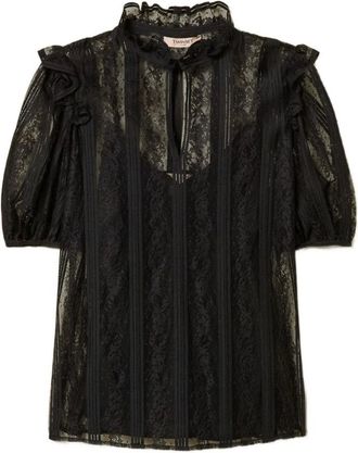 Twinset Femme, Blouses et Chemises, Noir, Taille: 34 FR Twin-set Sweaters Noir