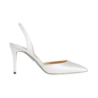 Aquazzura Femme, Chaussures, Blanc, Taille: 38 EU So Nude Pump 85