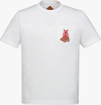 MCM Mars Hunde-T-Shirt mit Tasche