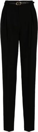 Max Mara Pantalon carotte uni &agrave; plis