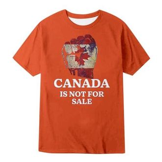 Generic T-shirt pour homme Canada nest pas pour Sa Le T-shirt, Orange, 3XL