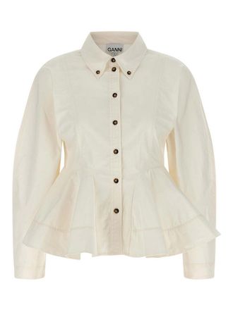 Ganni Chemise - Blanc