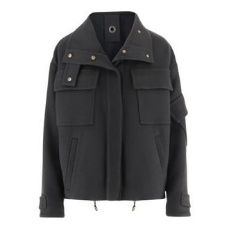 Giorgio Armani Cashmere Coat - - Jackets - Damen - Grau - XS