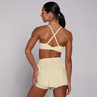 MyProtein Brassi&egrave;re de sport Tempo Twist Back MP femme - Butter - XS
