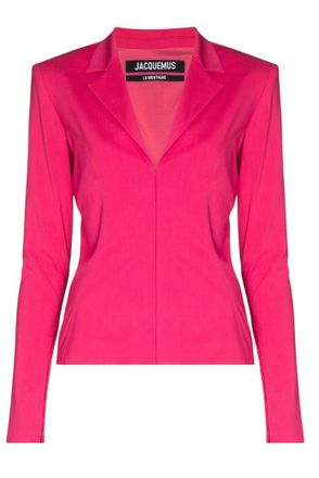 Jacquemus Hot Pink Fitted Shirt Size XXS