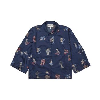Munthe Shirt - - Blouses & Shirts - Damen - Blau - L