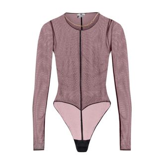 Elisabetta Franchi Tulle Body - - Tops - Damen - Rot - M