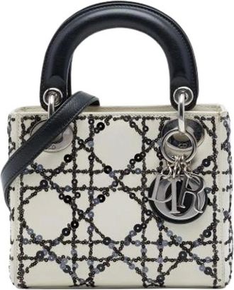 Dior Pre-owned Lady Dior - Femme - Pre-owned - Blanc - Taille: ONE Size