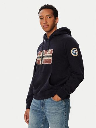Napapijri Sweatshirt Sweat H NP0A8BBQ Dunkelblau Regular Fit