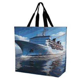 Generic Ferry Oc&eacute;anique Sac A Main Femme L&eacute;ger Sacs De Courses Grand Sac Cabas Pour Voyage Gym Shopping