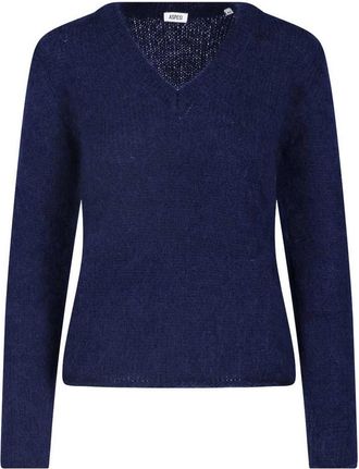 Aspesi Pull Col Rond - Bleu