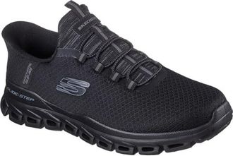 Skechers Glide-Step Noxus Baskets &agrave; Enfiler Mains Libres pour Homme, Maille PU Noire, 41 EU