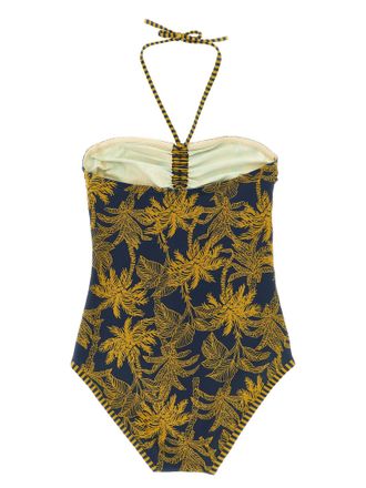 Eres Voyage Oc&eacute;an Tropical Print One-Piece Swimsuit - Navy