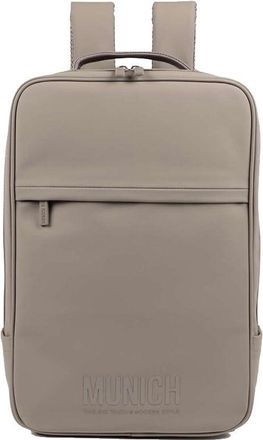 Munich Damen Essence Recycled Fw25 Backpack C/Taupe Taschen und Rucksäcke, braun