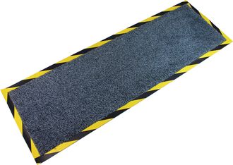 Floortex Doortex Kabelmatte | Kabelbr&uuml;cke kablemat | 40 x 120 cm | aus Nylon | Gummi | anthrazit | rechteckig