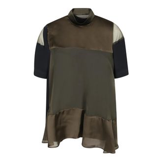 sacai Damen, Blusen & Hemden, Mehrfarbig, 2XSGr&ouml;&szlig;e