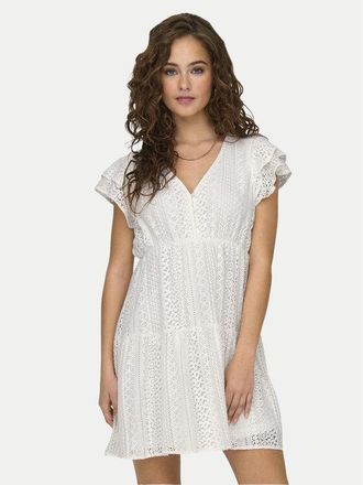 Only Sommerkleid Helena 15303058 Wei&szlig; Regular Fit