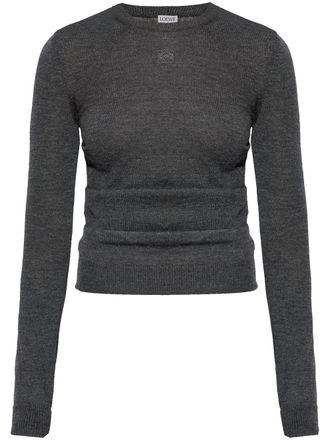 Loewe pull &agrave; design drap&eacute; - Gris