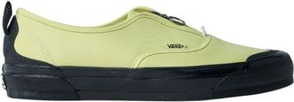 Vans Homme, Chaussures, Jaune, Taille: 42 1/2 EU Baskets en Toile avec Fermeture Éclair et Semelle Vibram