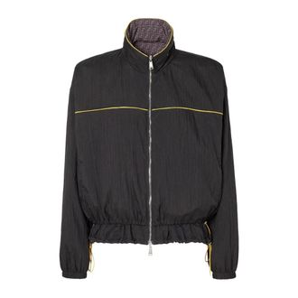 Fendi Technischer Wendewindbreaker - - Jackets - Herren - Schwarzk - XL