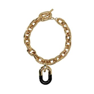 Paco Rabanne XL Link Necklace - - Accessories - Damen - Gelb - ONE SIZE