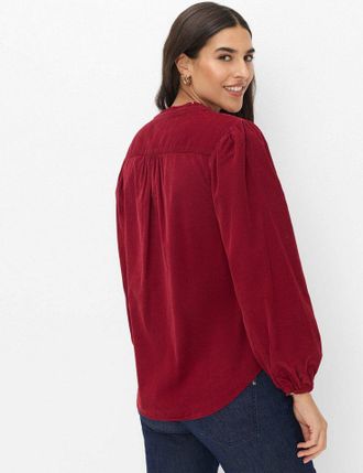 Brax Klassische Bluse Style VIOLET Cord: Bluse aus reiner Baumwolle