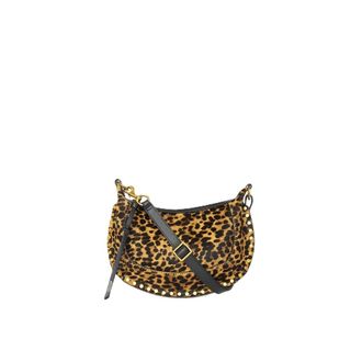 Isabel Marant Schultertasche mit Leopardenmuster und verstellbarem Riemen - - Bags - Damen - Gelb - ONE SIZE