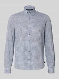 s.Oliver Red Label Regular Fit Freizeithemd aus Leinen-Baumwoll-Mix