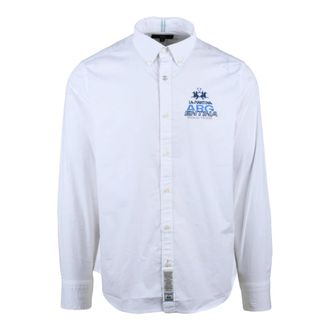 La Martina Homme, Chemises, Blanc, Taille: L Casual Chemises