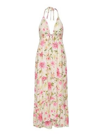 Only Robe sans Manches &eacute;l&eacute;gante pour Femme - avec col Ras du Cou - pour Un Mariage d&eacute;t&eacute;, Cloud Dancer, S