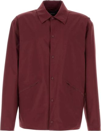 Herno Homme, Vestes, Rouge, Taille: XL Nylon Jacket