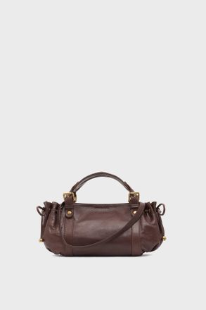Gerard Darel Mini sac &agrave; main en cuir effet froiss&eacute; - 12H