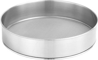 TOPBATHY Mehlsieb Aus Edelstahl Feines Mesh-sieb Zum Sieben Von Mehl Kuchenbacksieb F&uuml;r Brot Und Kuchen Runde Siebform