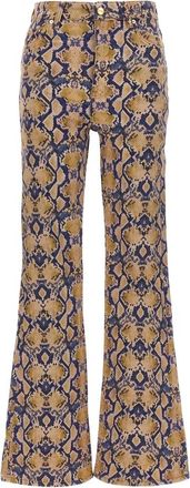 Ganni Python Jeans - - Jeans - Damen - Mehrfarbig - W27
