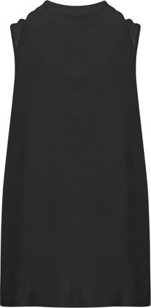 Darkpark Darkpark, Femme, Tops, Noir, Taille: 36 FR D&eacute;bardeur en coton avec doublure ajust&eacute;e