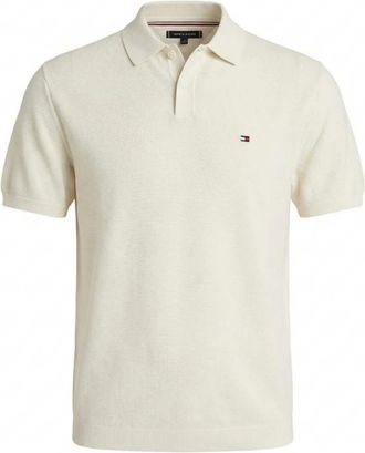 Tommy Hilfiger Homme, Tops, Beige, Taille: XL Cool Touch Structure Polo