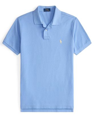 Ralph Lauren Piqu&eacute;-Poloshirt mit Logo-Stickerei, Custom Slim Fit in