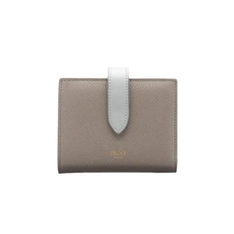 Celine Portefeuille Bi-fold Pre-owned - Femme - Pre-owned - Beige - Taille: ONE Size