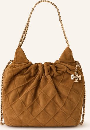 Tory Burch Tory Burch Beuteltasche Fleming Mini braun