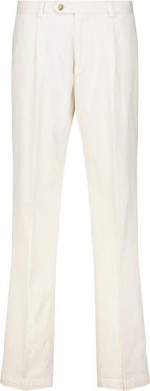 Boglioli Chinohose aus Baumwoll-Seiden-Mix