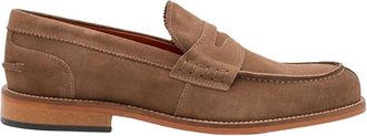 Exton Homme, Chaussures, Brun, Taille: 43 EU College Suede Loafer